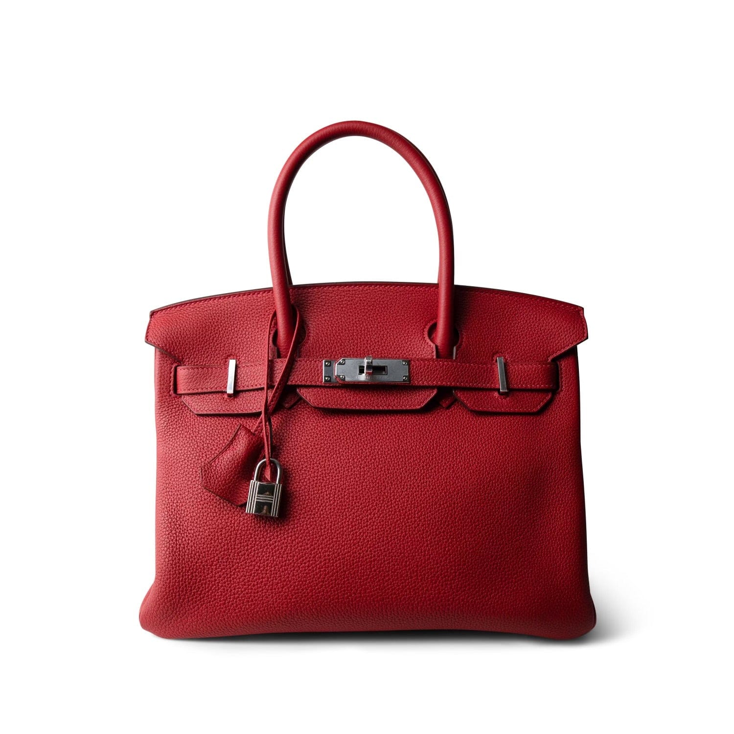 Birkin 30 Verso Rouge Casaque/Rouge H Togo Palladium Plated Y Stamp ...