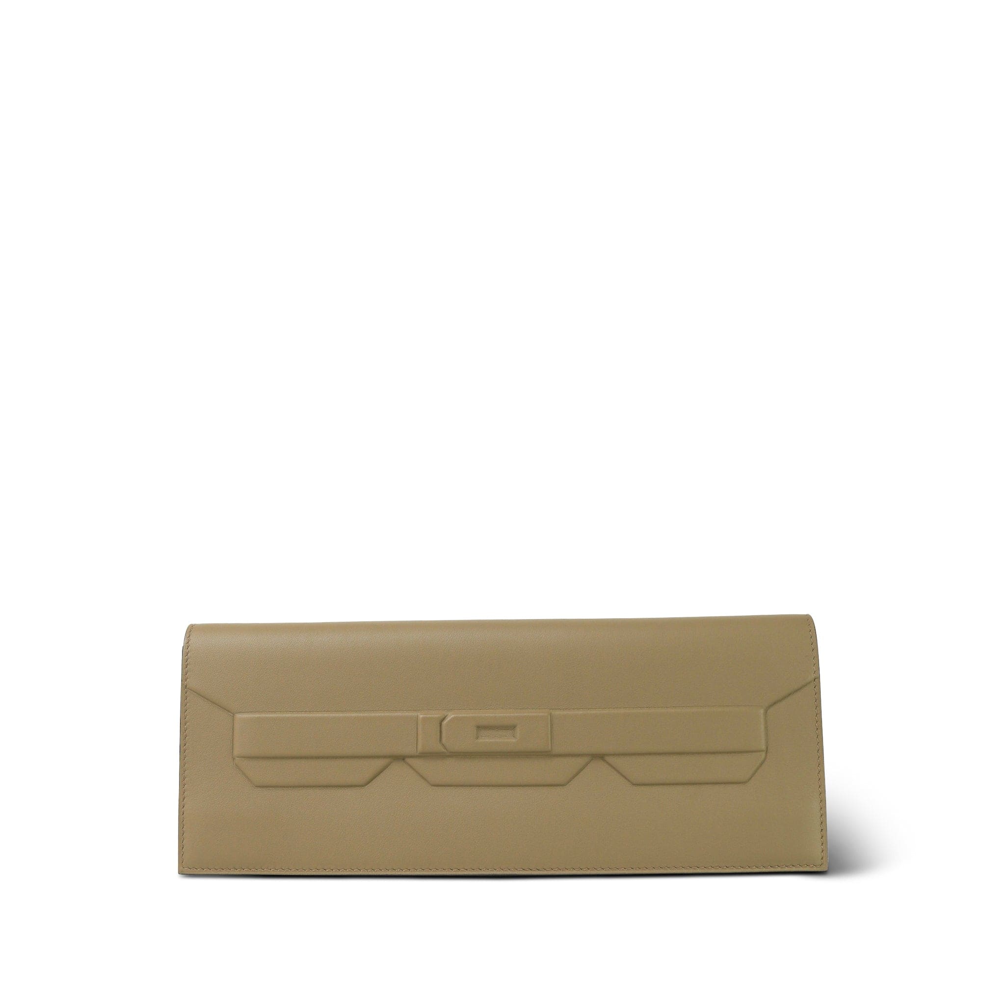 Shadow Kelly Cut Clutch Beige Marfa Swift B Stamp – REDELUXE