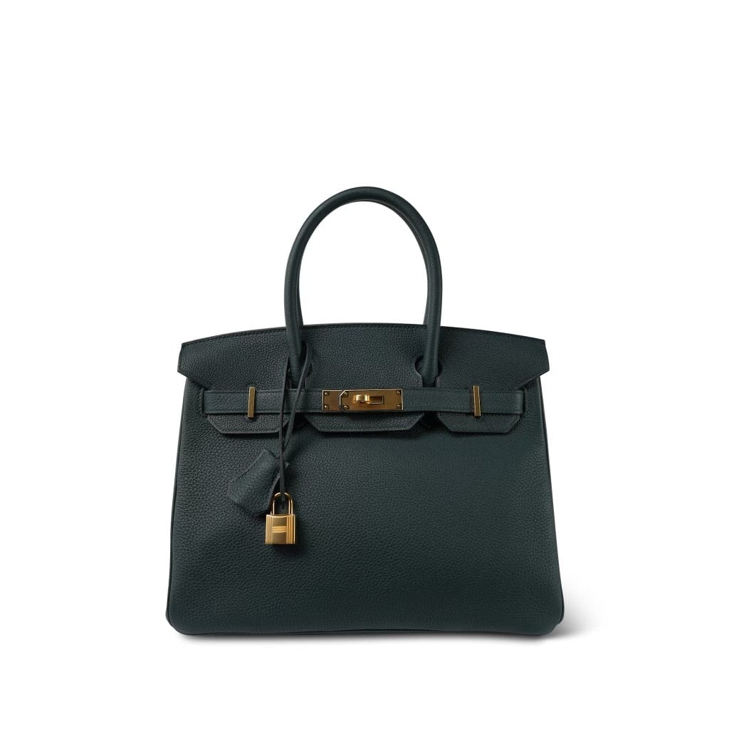 Birkin 30 Vert Cypress Togo Gold Plated C Stamp – REDELUXE