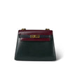 Mini Kelly Tri-Color (Vert Fonce / Rouge H / Blue Indigo) Box Calfskin ...