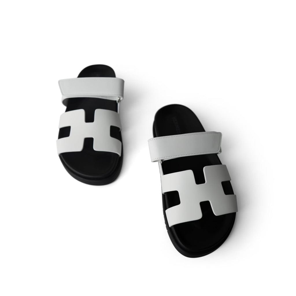 White Chypre Sandals 38.5 / 7.5 US – REDELUXE