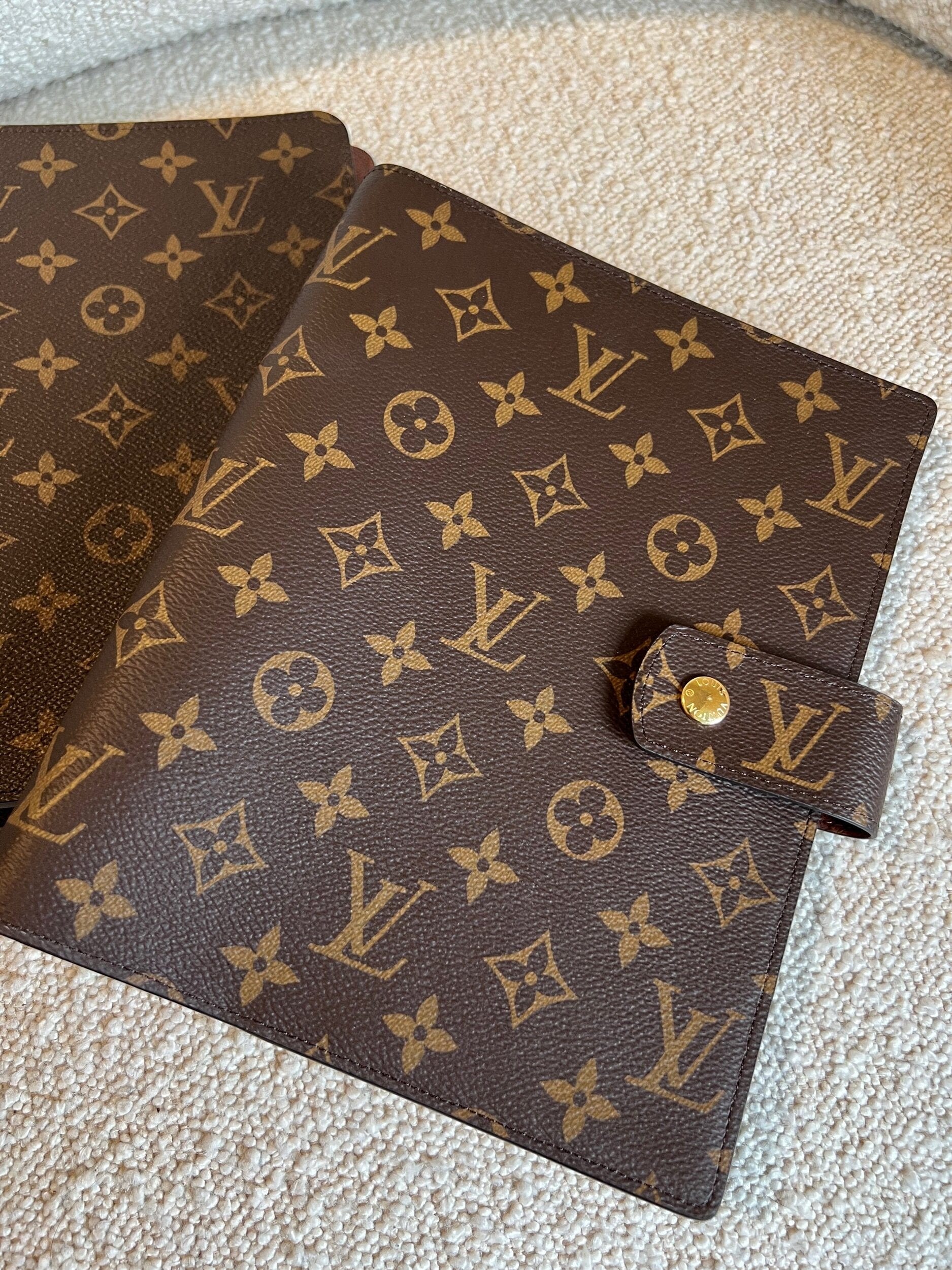 Buy Exclusive Louis Vuitton Monogram Large Ring Agenda Cover Limited Sale REDELUXE